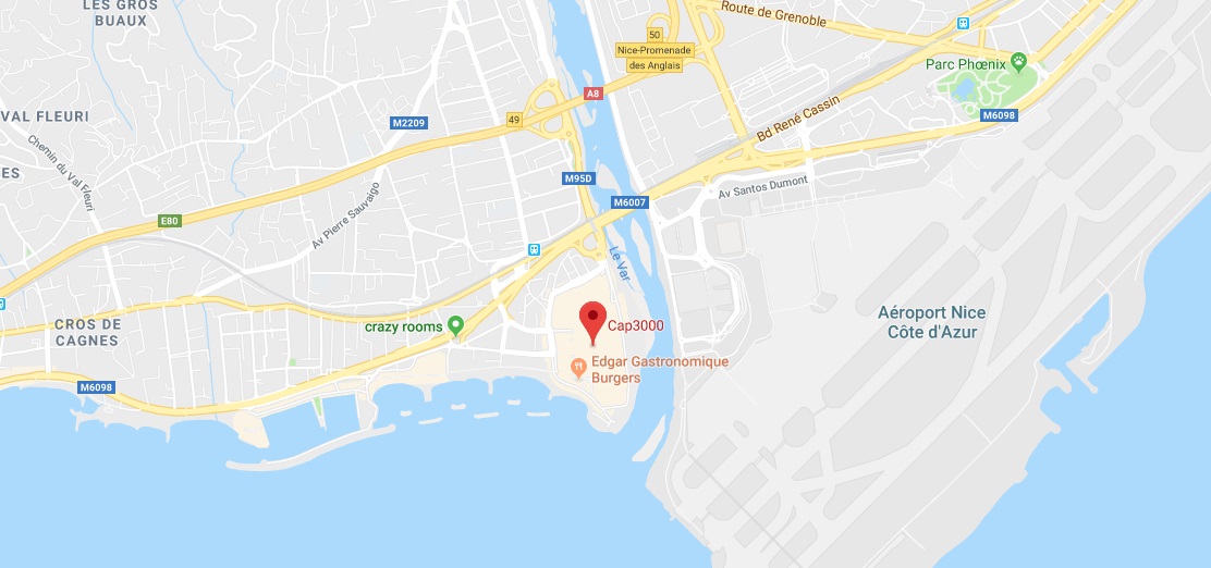 Informations et services : centre commercial Cap3000